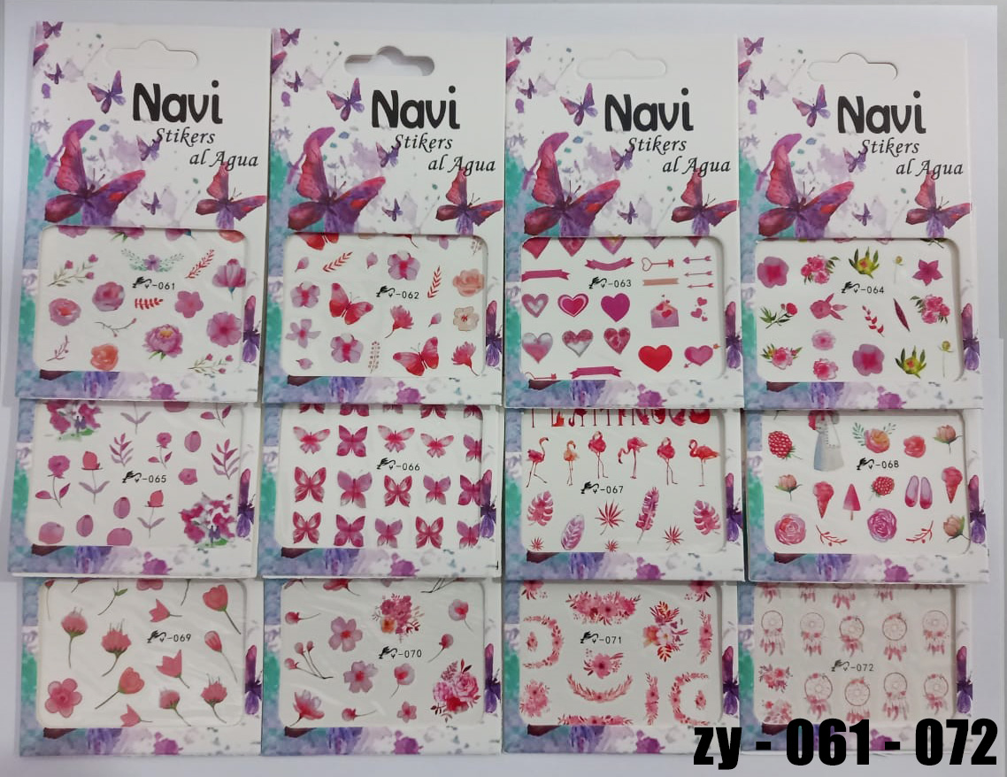 Stickers Navi x12 Unidades.