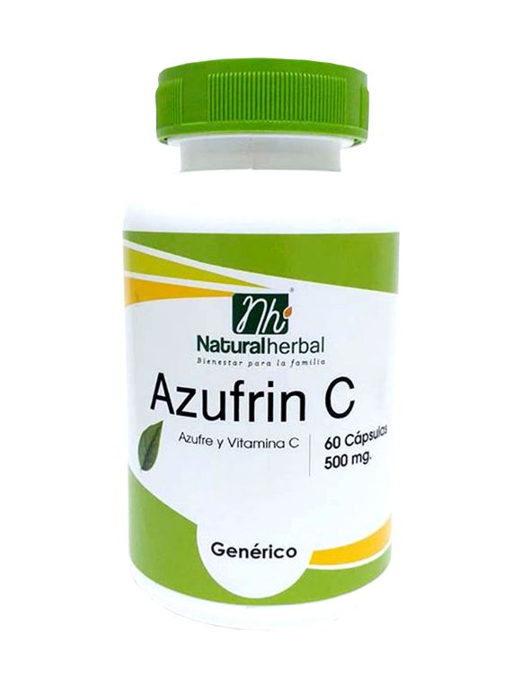 Azufrin - 60 Cápsulas 500 mg.