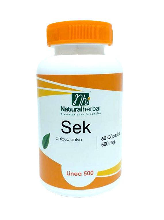 SEK (Caigua) - 60 Cápsulas 500 mg.