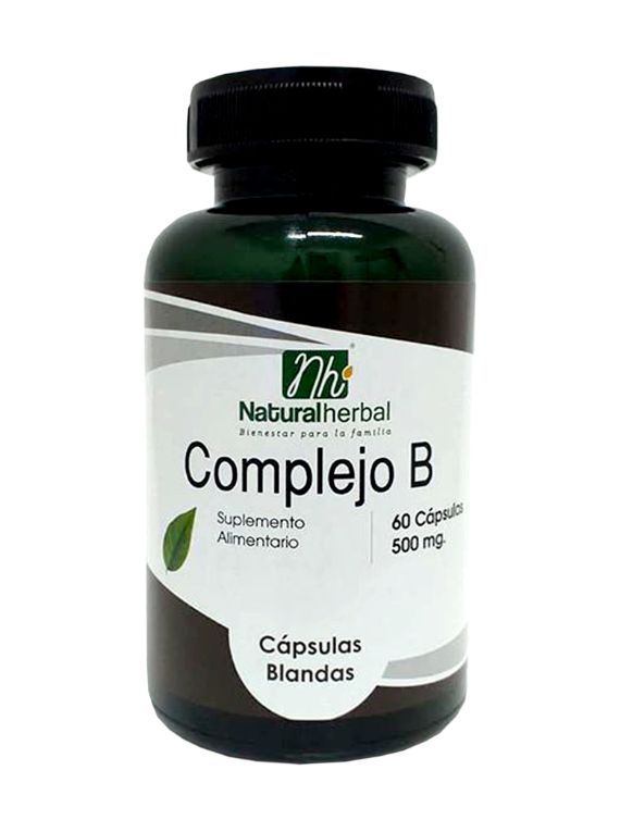 Complejo B - 60 Cápsulas 500 mg.