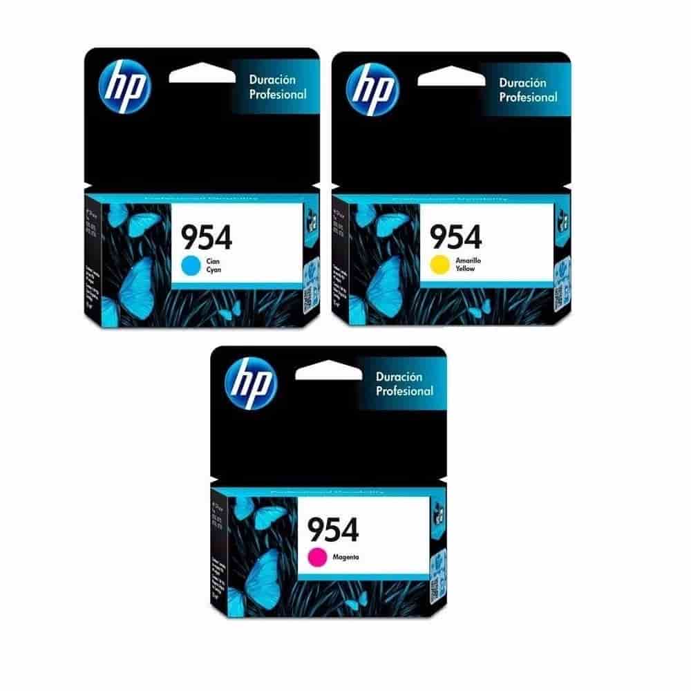 HP 954 PACK DE 3 COLORES | Tinta Original
