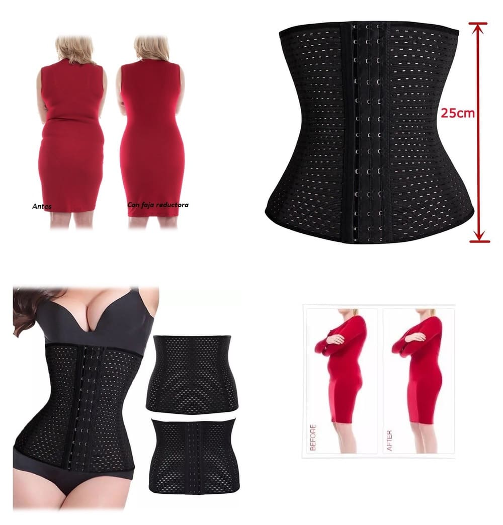Faja corporal compresora elasticada cintura perfecta tall...