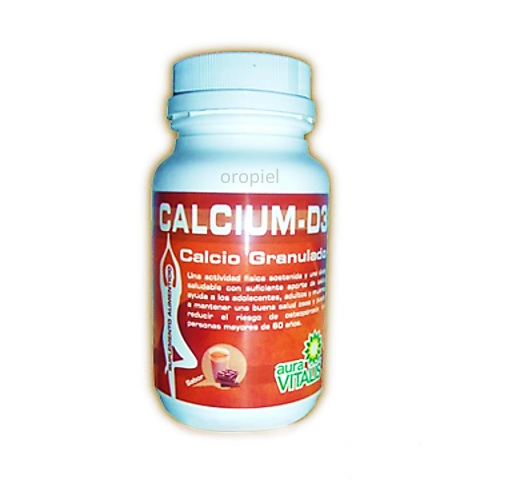 Calcio granulado + vitamina D suplemento huesos mujeres y... | Oropiel