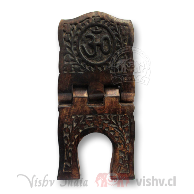 Porta Libro Madera - Tallada ($7.990 x Mayor)