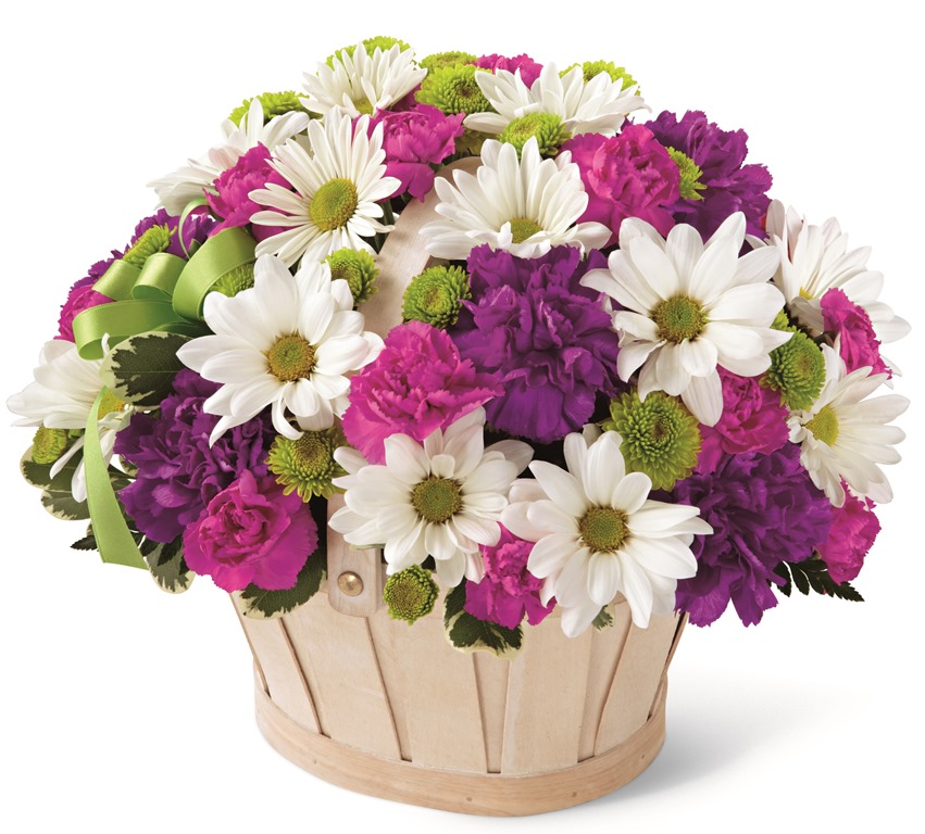 Canastillo de Flores Mixtas | Feel Flowers