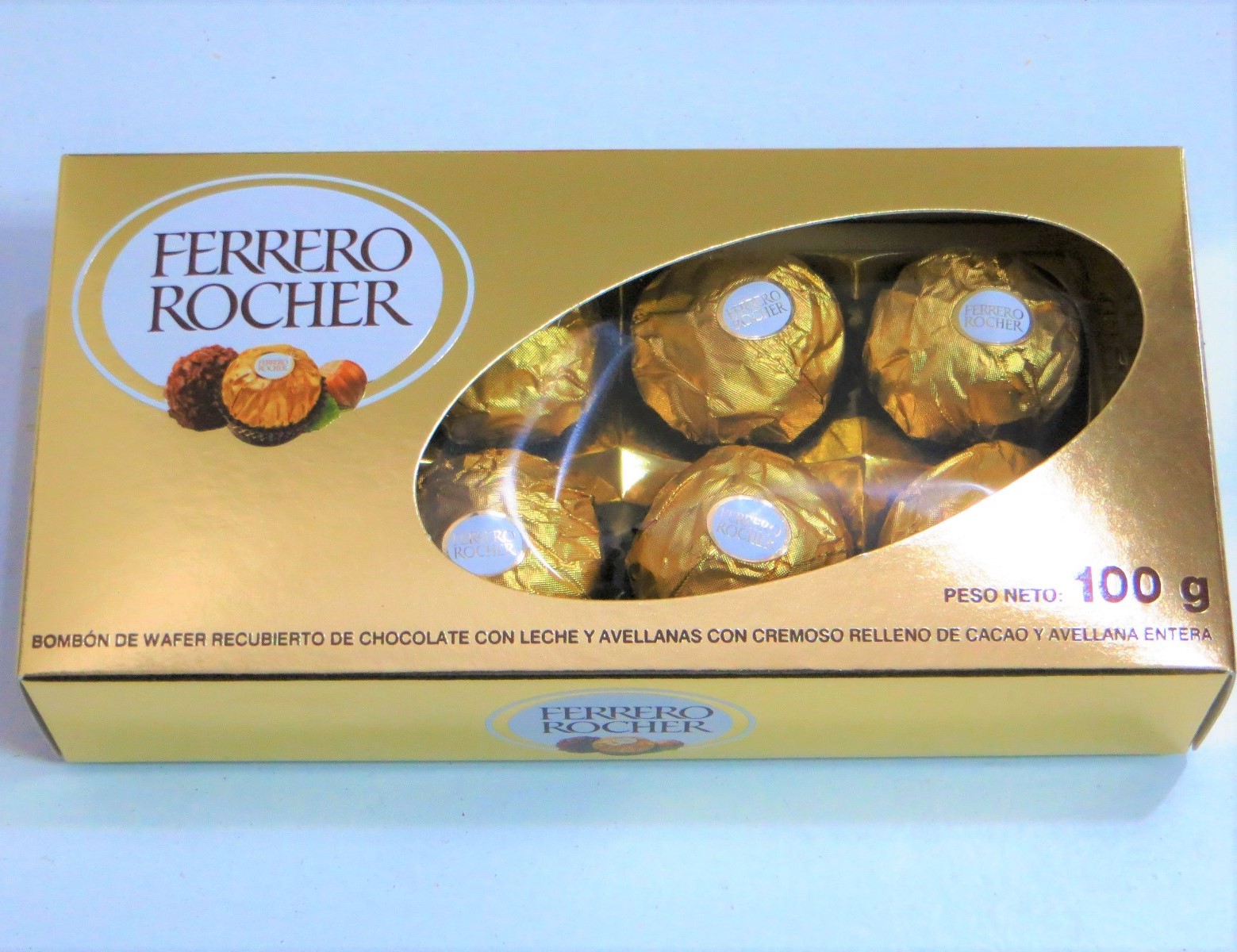 Bombones Ferrero Rocher 100 gr. | Feel Flowers