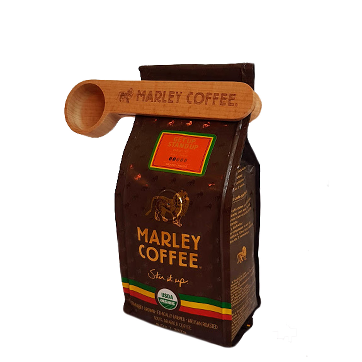 CAJA FORRADA + PRENSA FRANCESA + CAFÉ GRANO MARLEY COFFE